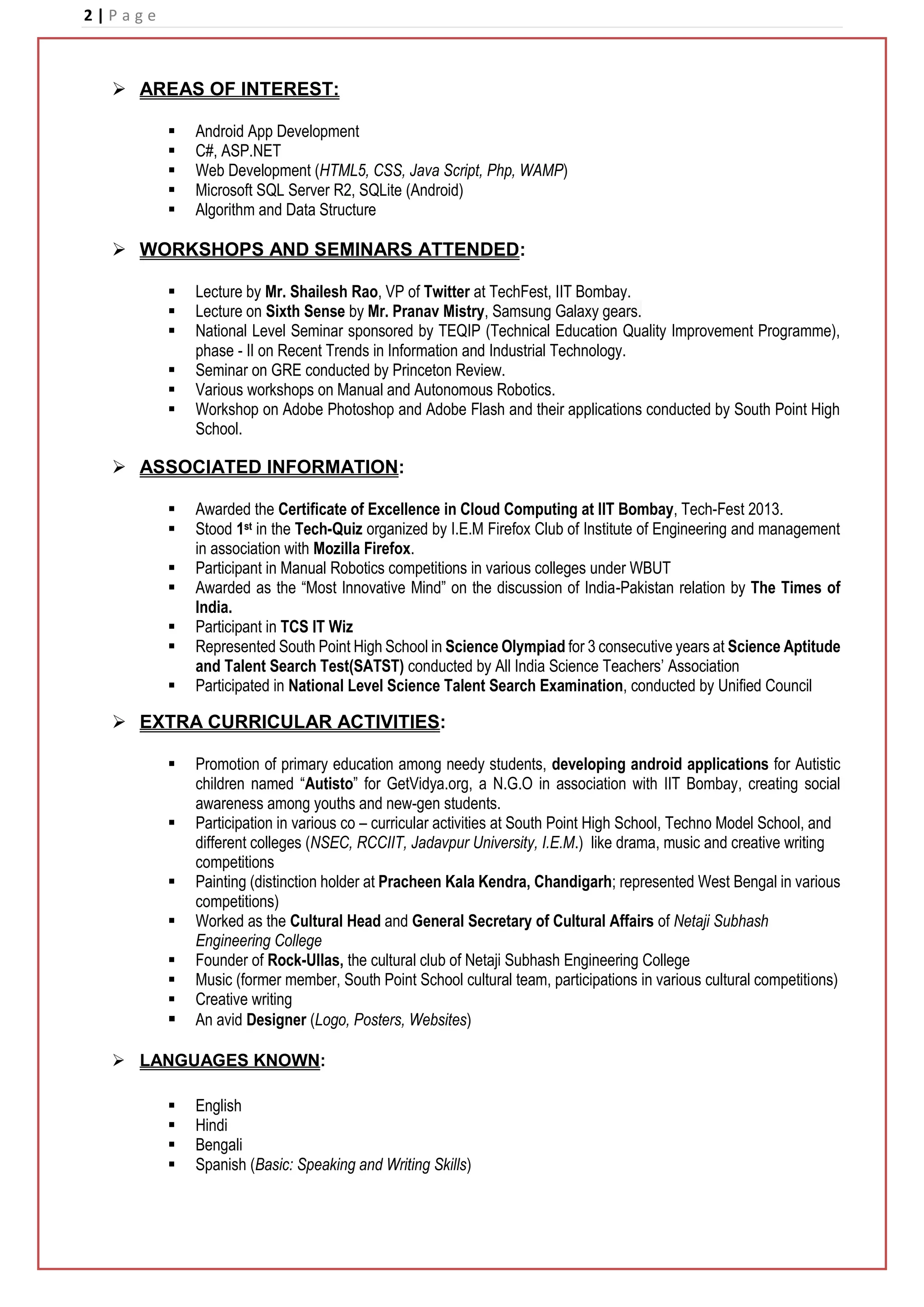 Samya_Bhattacharya_JOBCV | PDF