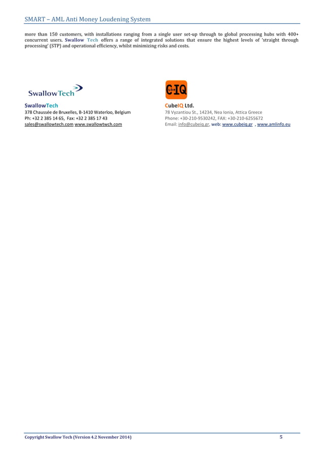 SMART-AML_A4.EN.ciq | Business Utilities | Business