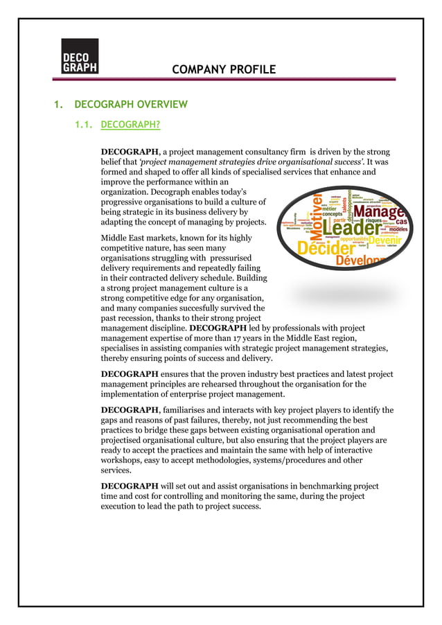 Decograph Management Profile R 03 300815 | PDF