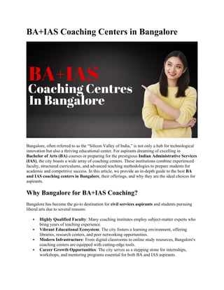 BA+IAS Coaching Centers in Bangalore.docx