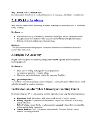 BA+IAS Coaching Centers in Bangalore.docx