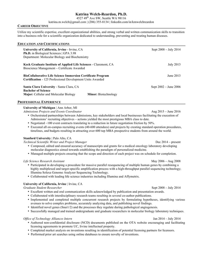 Katrina Welch-Reardon_Resume_LinkedIn | PDF