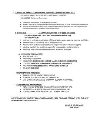 julius cv new | DOCX