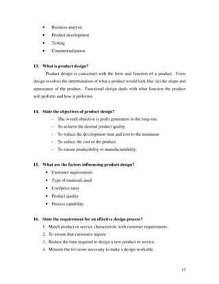 Ba 1651 production_management | PDF | Business | Business and Finance