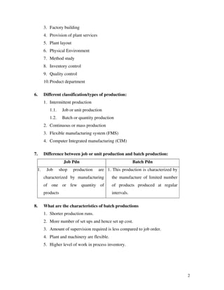Ba 1651 production_management | PDF | Business | Business and Finance