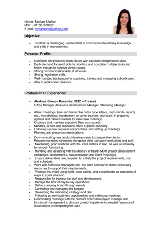 Marian Maher _CV (2) | PDF