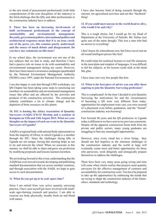 QS Chapter July 2015 | PDF