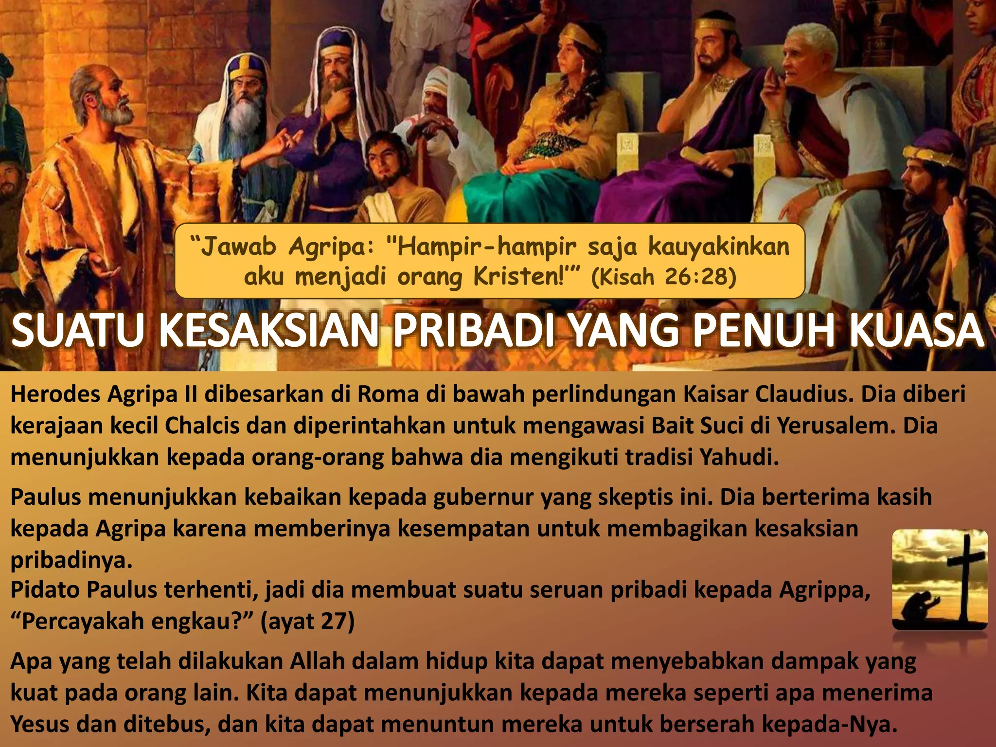 Sekolah Sabat - Triwulan 3 Pelajaran 2. | PPT
