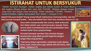 SABAT PERHENTIAN | PPTX