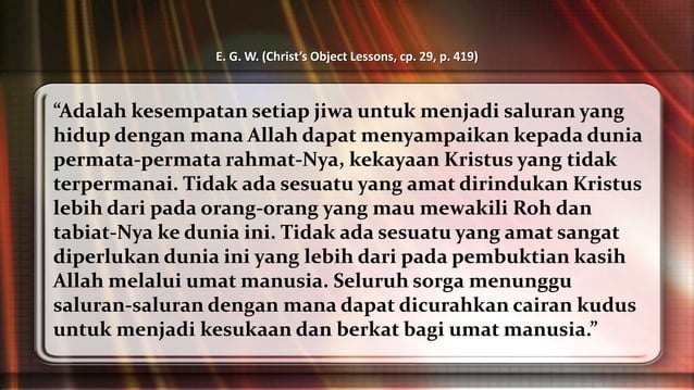 Sekolah Sabat - Triwulan 2 2023 - Pelajaran Tiga | PPT