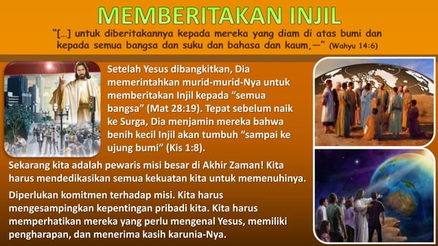 Sekolah Sabat - Triwulan 2 2023 - Pelajaran Tiga | PPT | Free Download