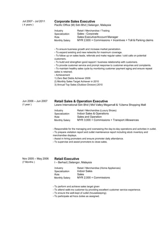 RCCY_CV16 | PDF | Sales | Business