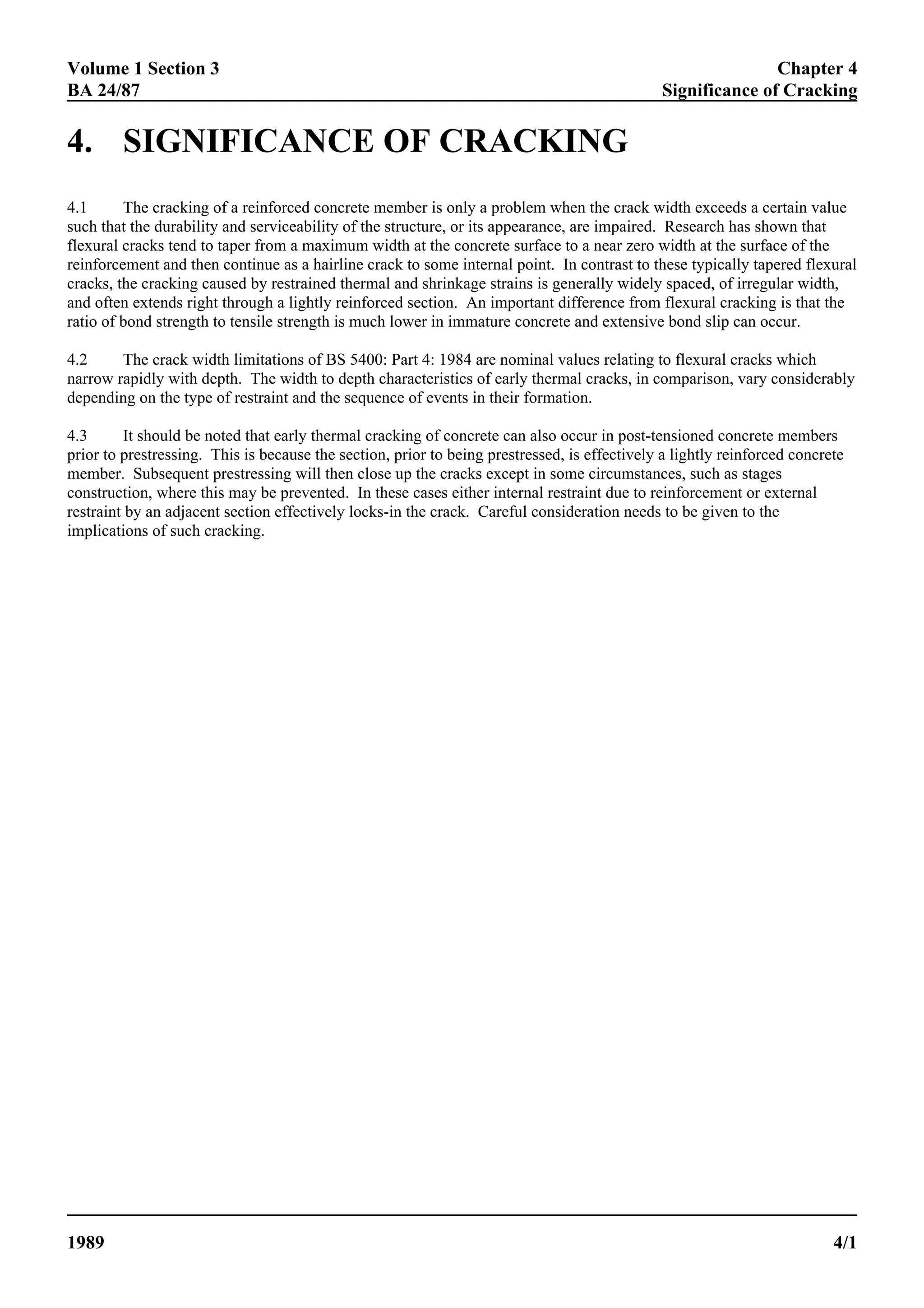ba2487_early thermal crack width check of concrete | PDF