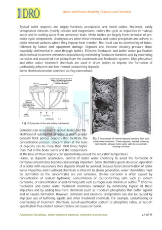 Water and Steam chemistry-Deposits and Corrosion- | PDF