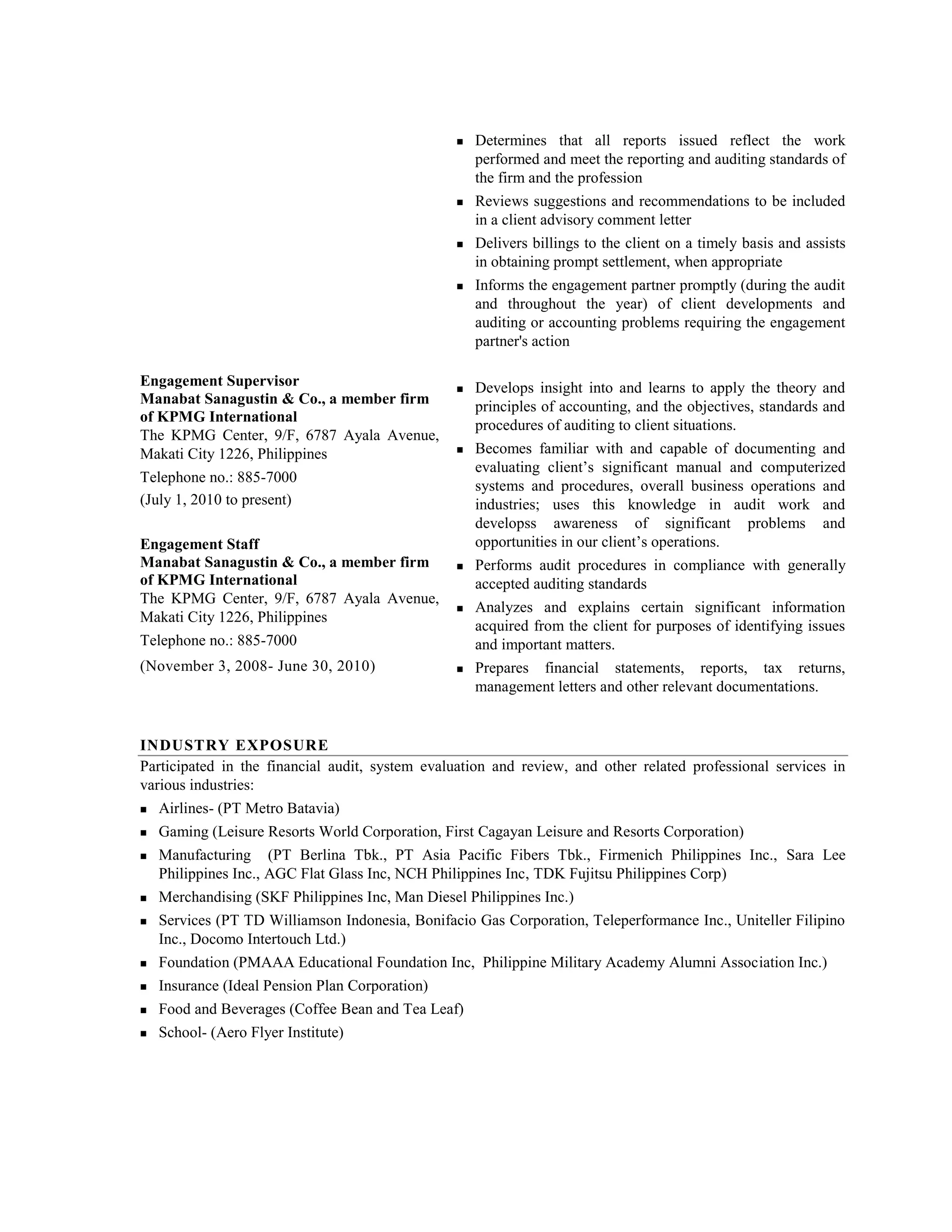 Jerome T De Gala_CV | PDF