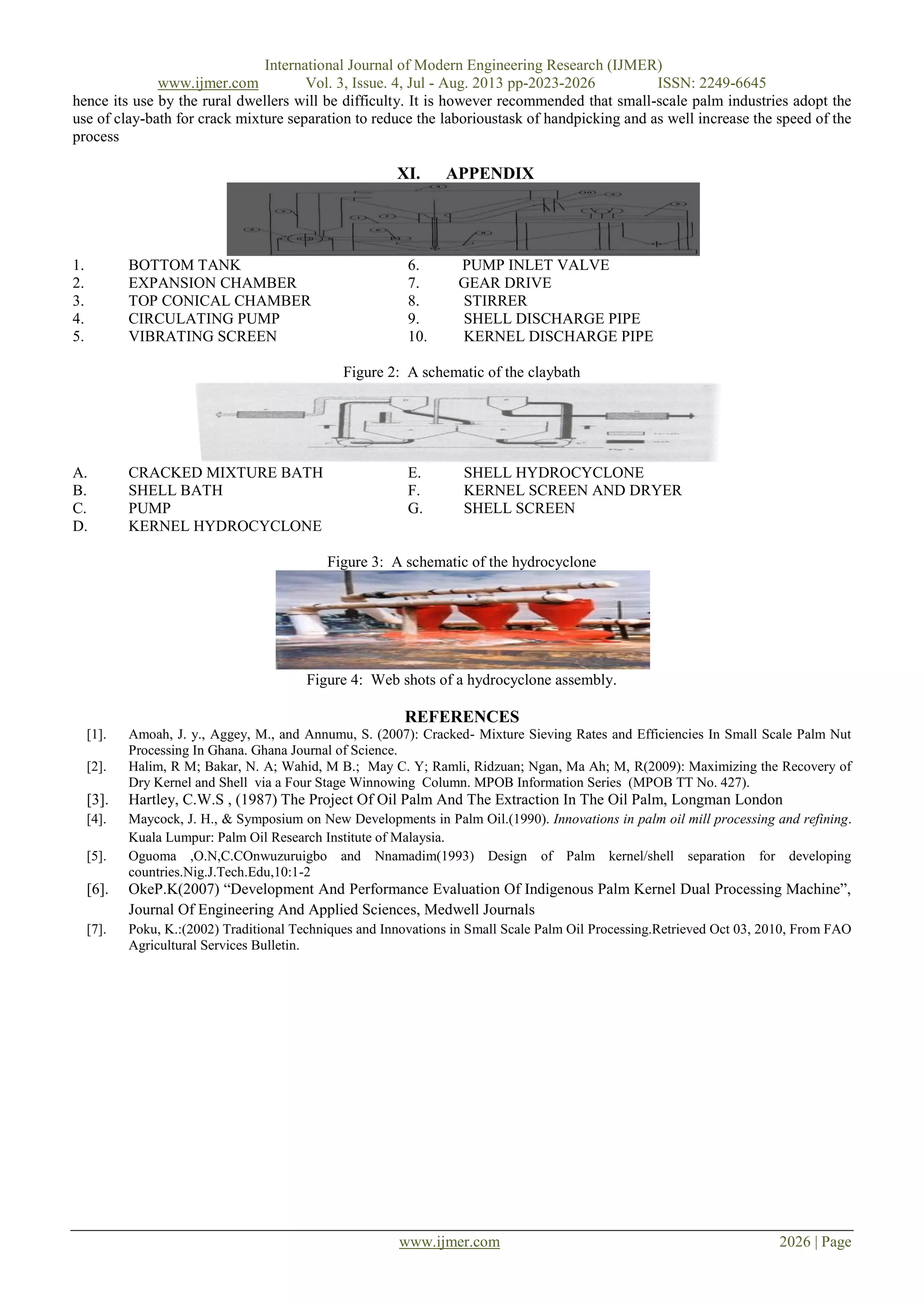 The Adaptation of Clay-Bath and hydro-cyclones in Palm Nut Cracked ...