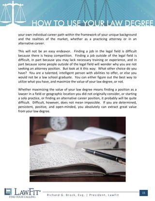 White Paper (How to Use Law Degree) 9.18.14) | PDF