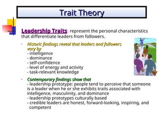 Leadership theory evolution lecture ch 14.ppt