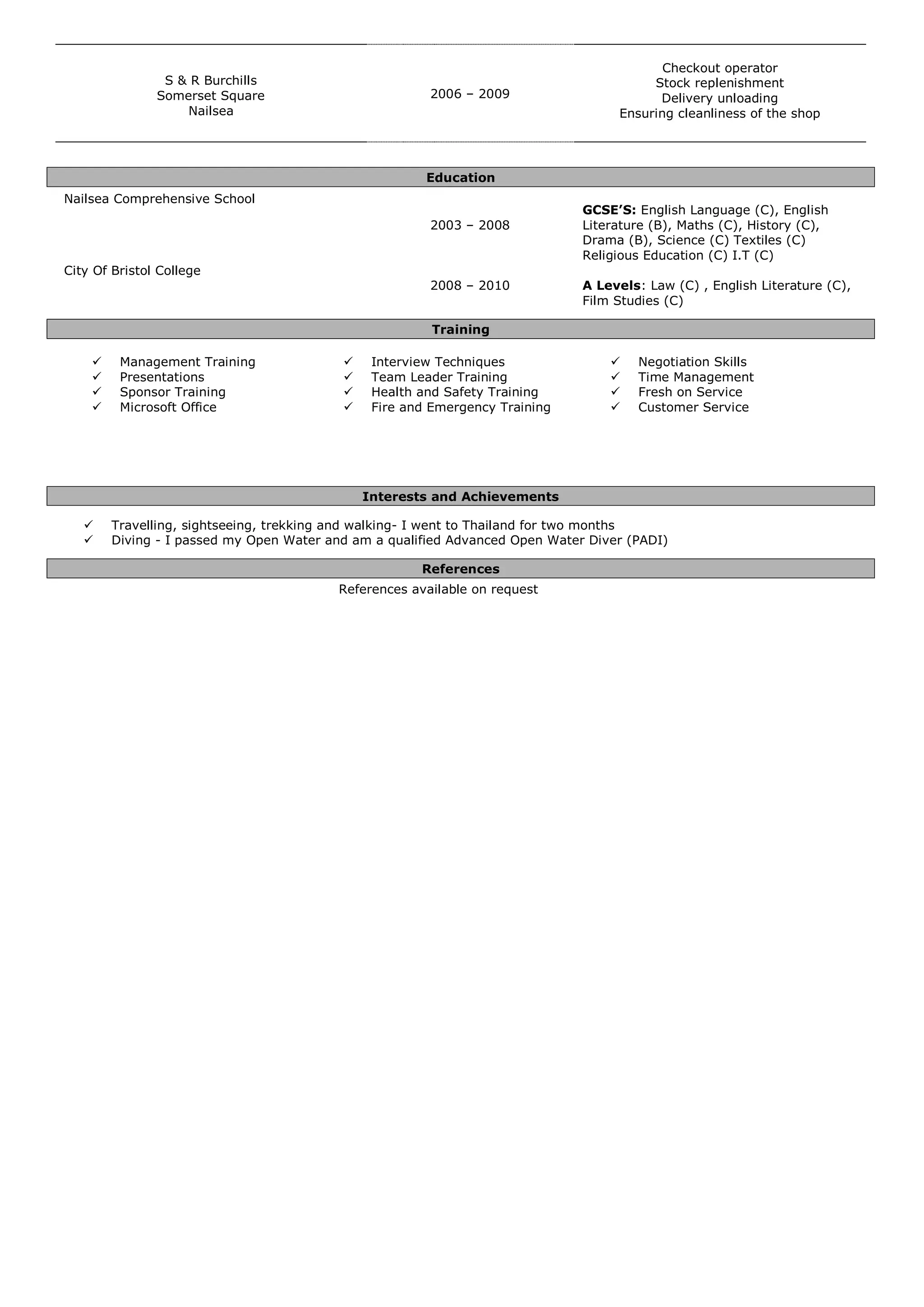 Emily Semple CV | PDF