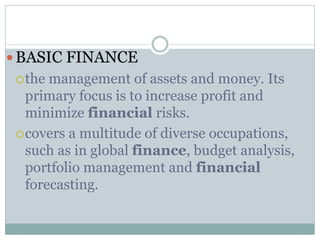 Ba4 basic finance ppt1-2 | PDF