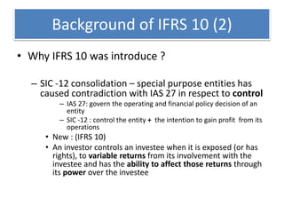 Ba 412 ifrs 10 | PPTX