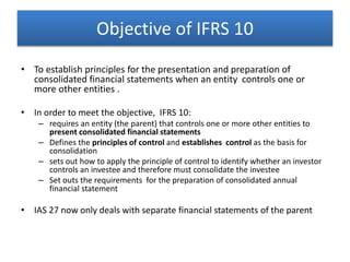 Ba 412 ifrs 10 | PPTX