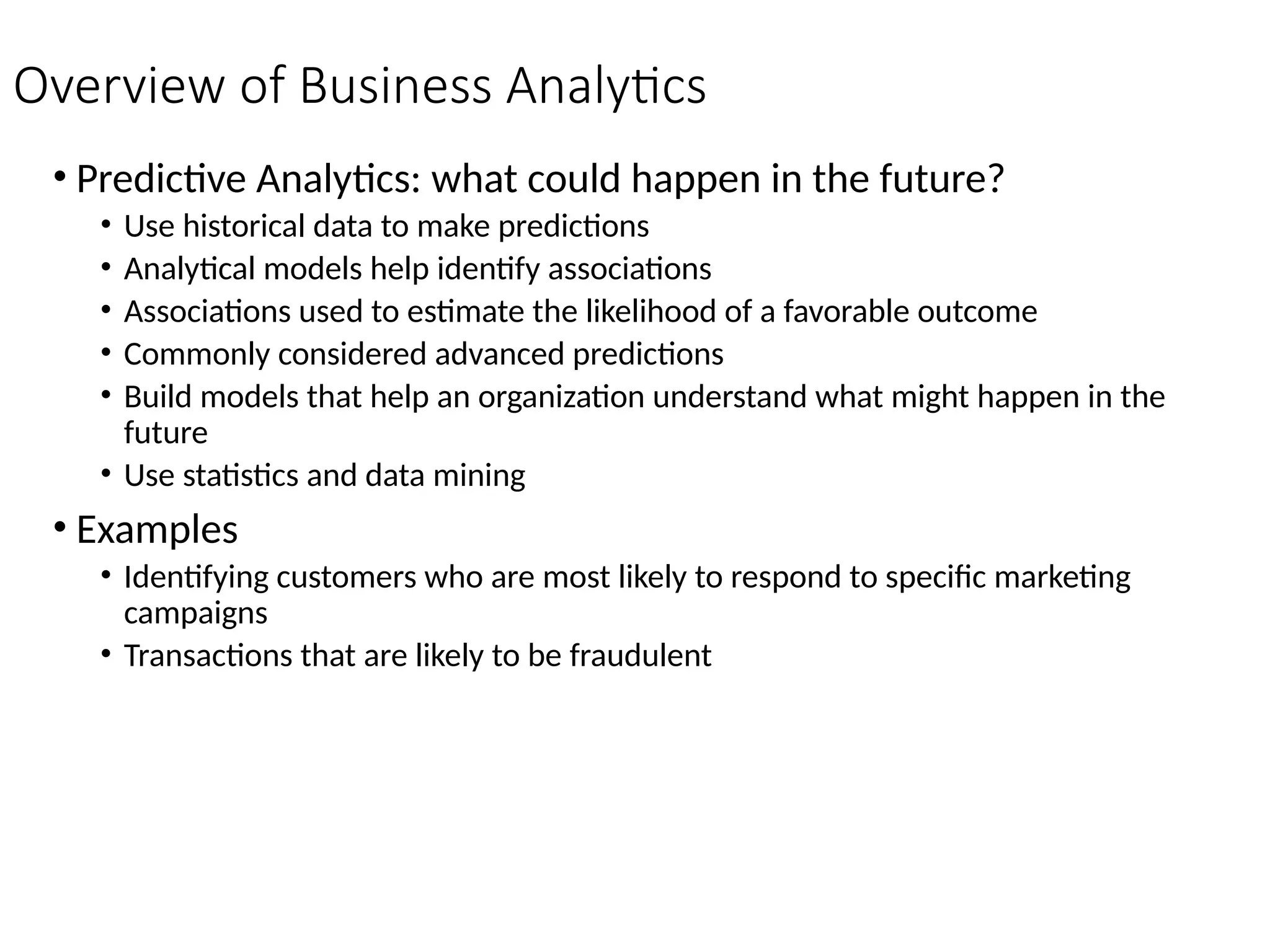 BA4206 UNIT 1.pptx business analytics ppt | PPTX