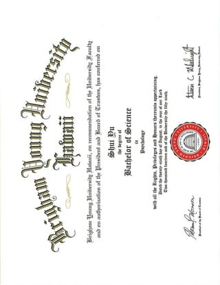 the deploma of bacholor degree | PDF