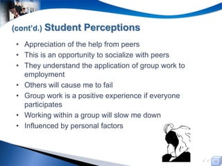 Perceptions of Group Work | PDF | Undergraduate Education | College ...