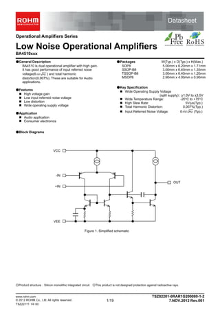 BA4510のデータシート(ローム) | PDF