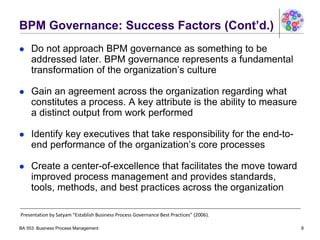 BA 553 - BPM Governance.ppt