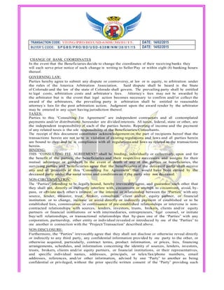 DRAFT DOA$190 $190 2501 M-AGREEMENT with letterhead | PDF