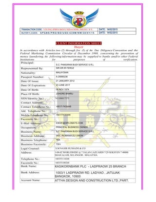 DRAFT DOA$190 $190 2501 M-AGREEMENT with letterhead | PDF