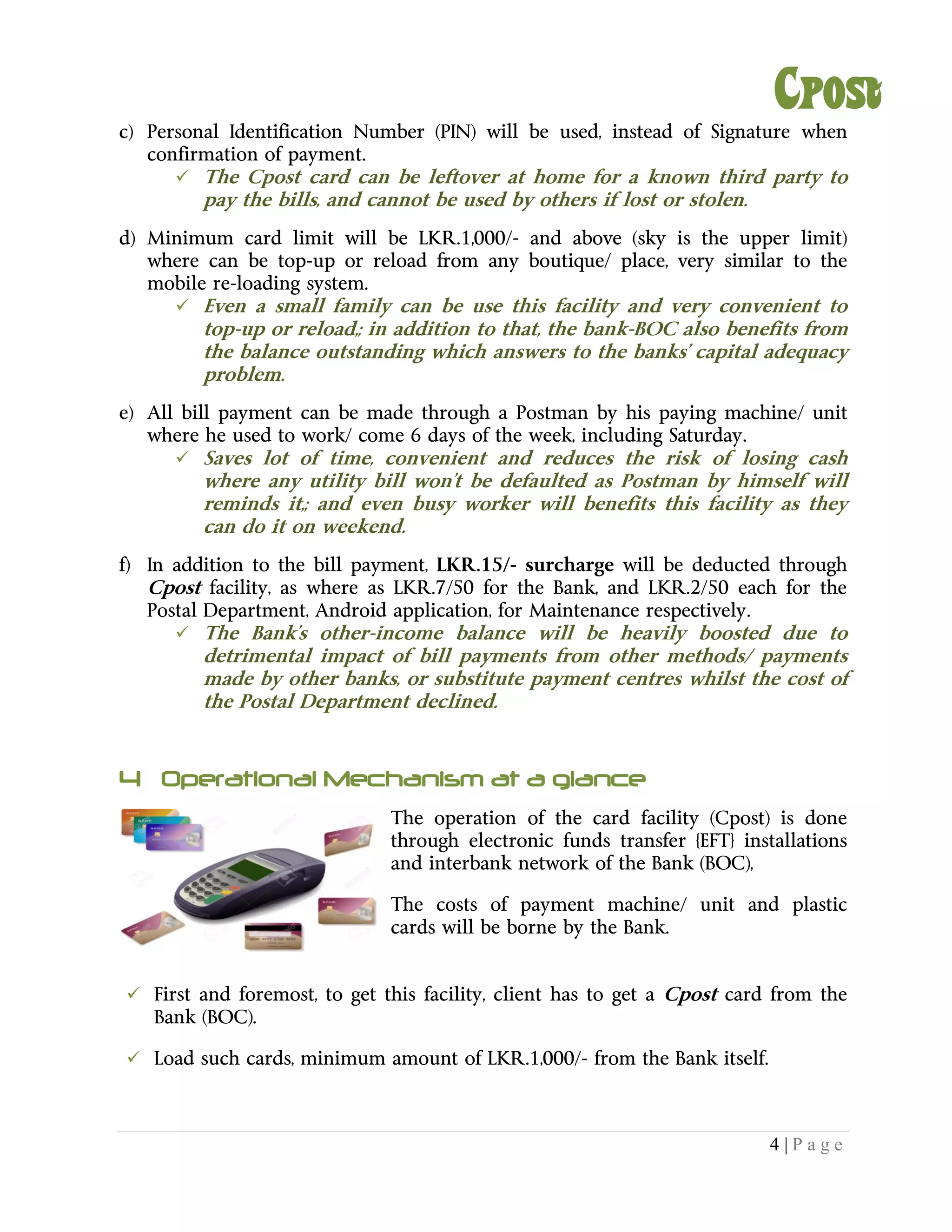 Project Cpost'''' | PDF