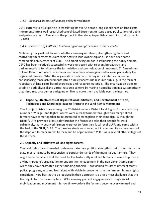 Baseline study report 22nd August 2016