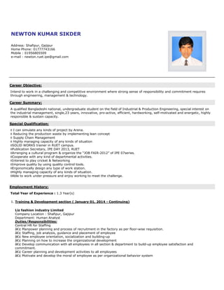 NEWTON KUMAR SIKDER | PDF