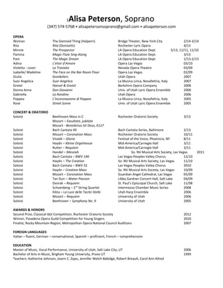 Peterson-one page resume | DOC