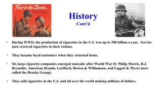 Smoking History and Legislation | PPTX
