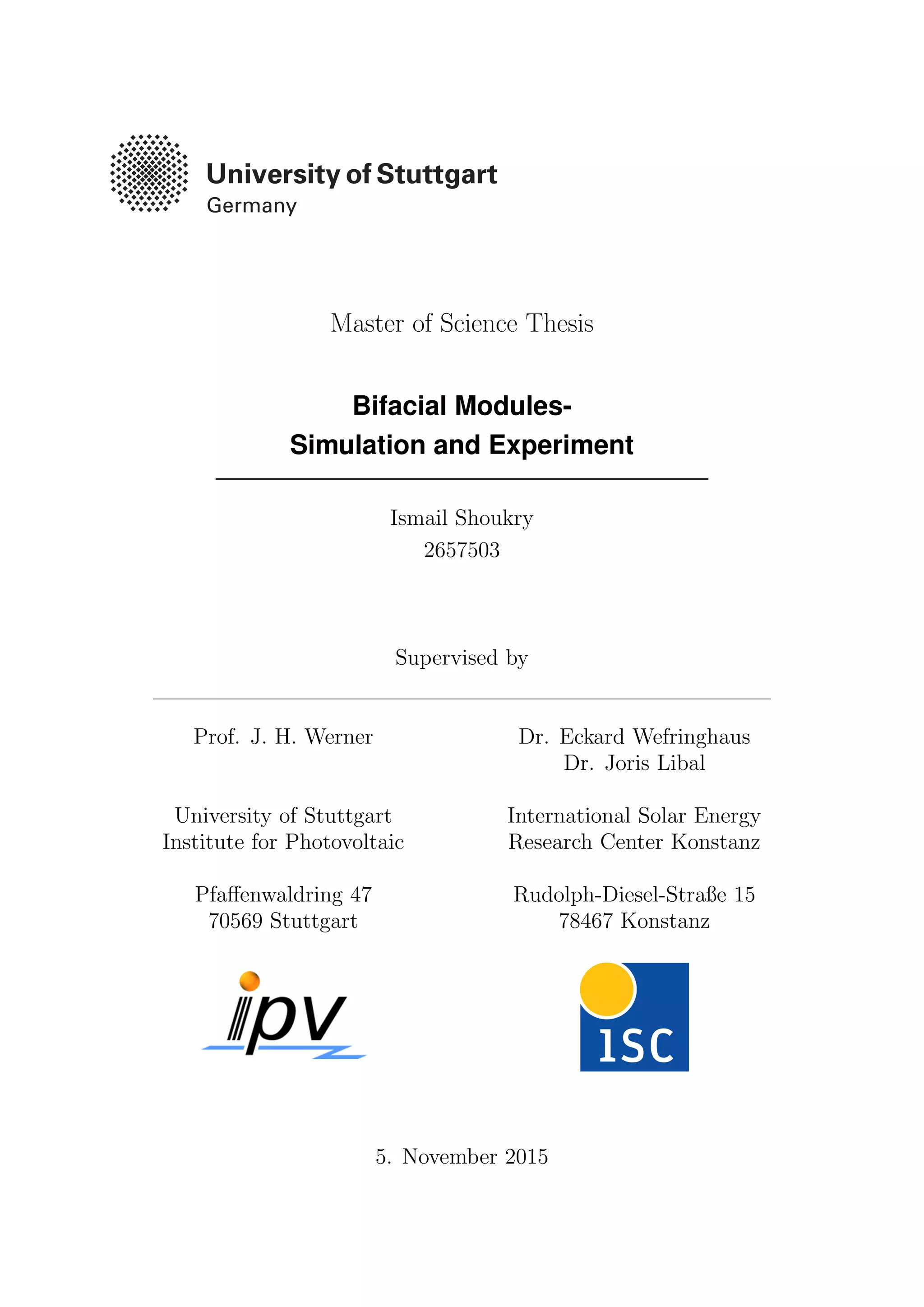 Masterthesis Ismail Shoukry Final | PDF