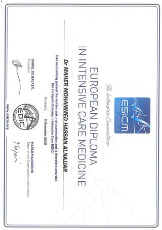 EDIC Final Certificate | PDF