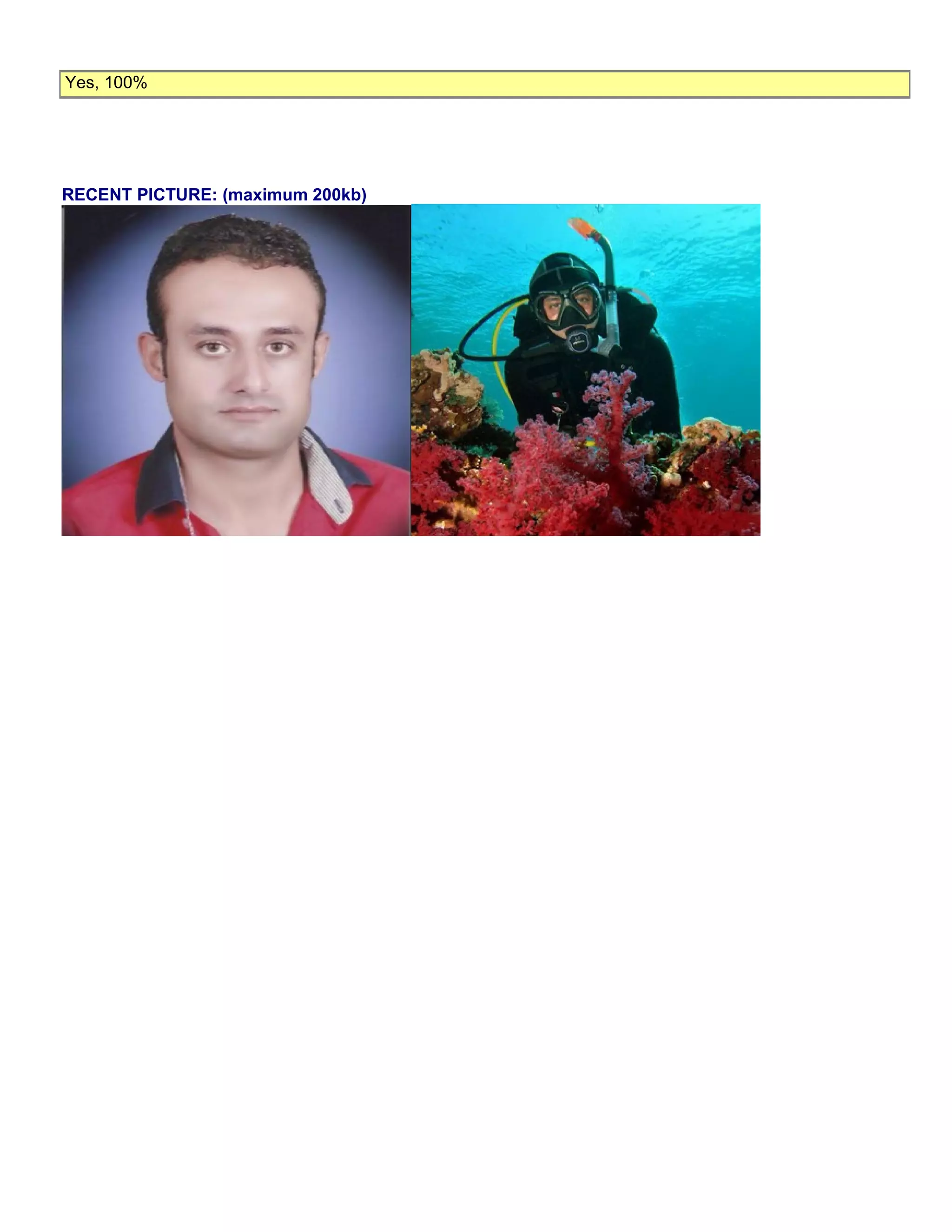 CV Scuba Diving Instructor Resume | DOC