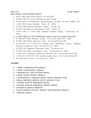 George_Williams_Resume_1 | PDF