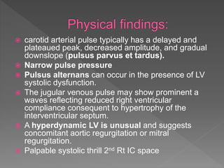 aortic stenosis nisheeth | PPTX