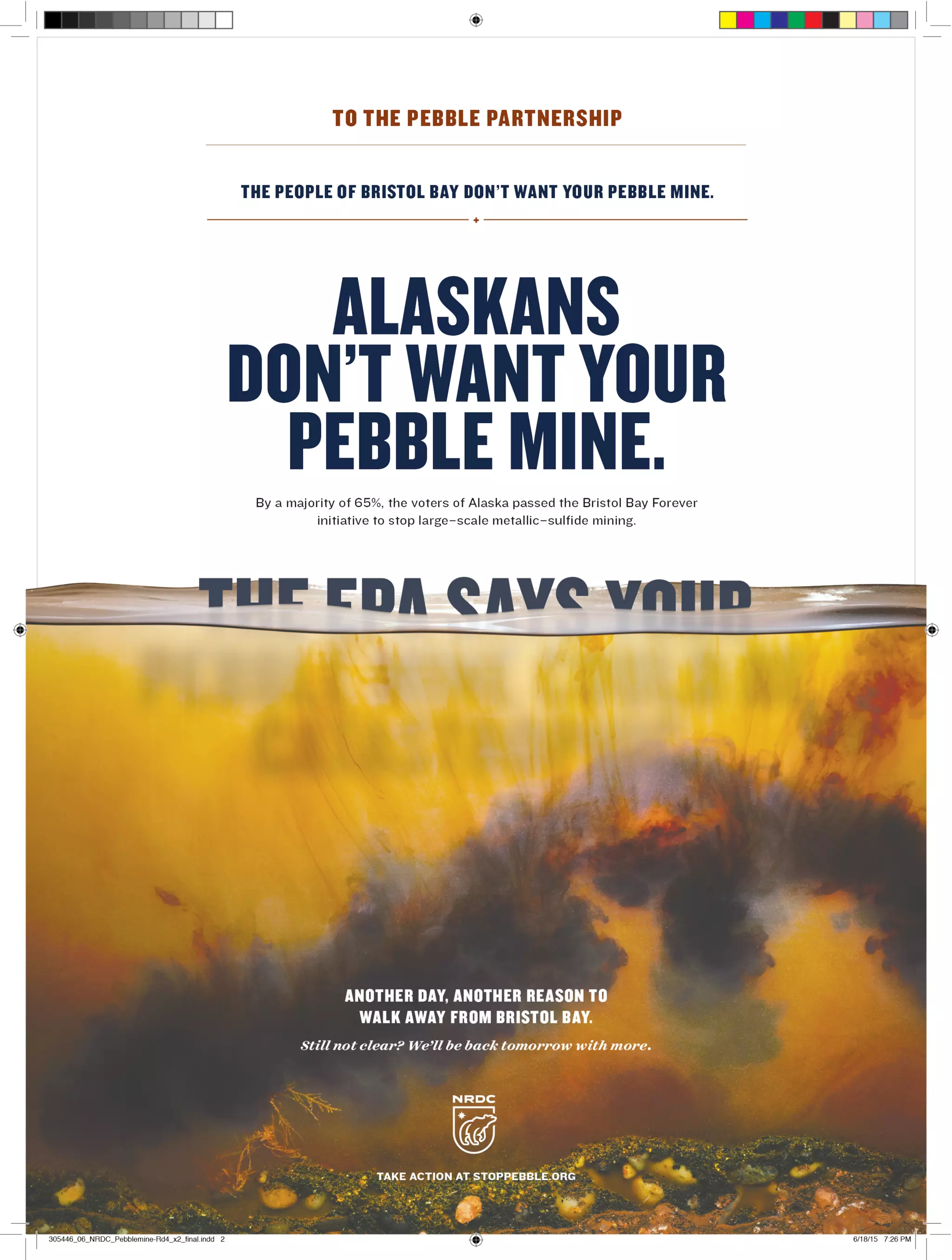 NRDC Pebblemine Ad | PDF
