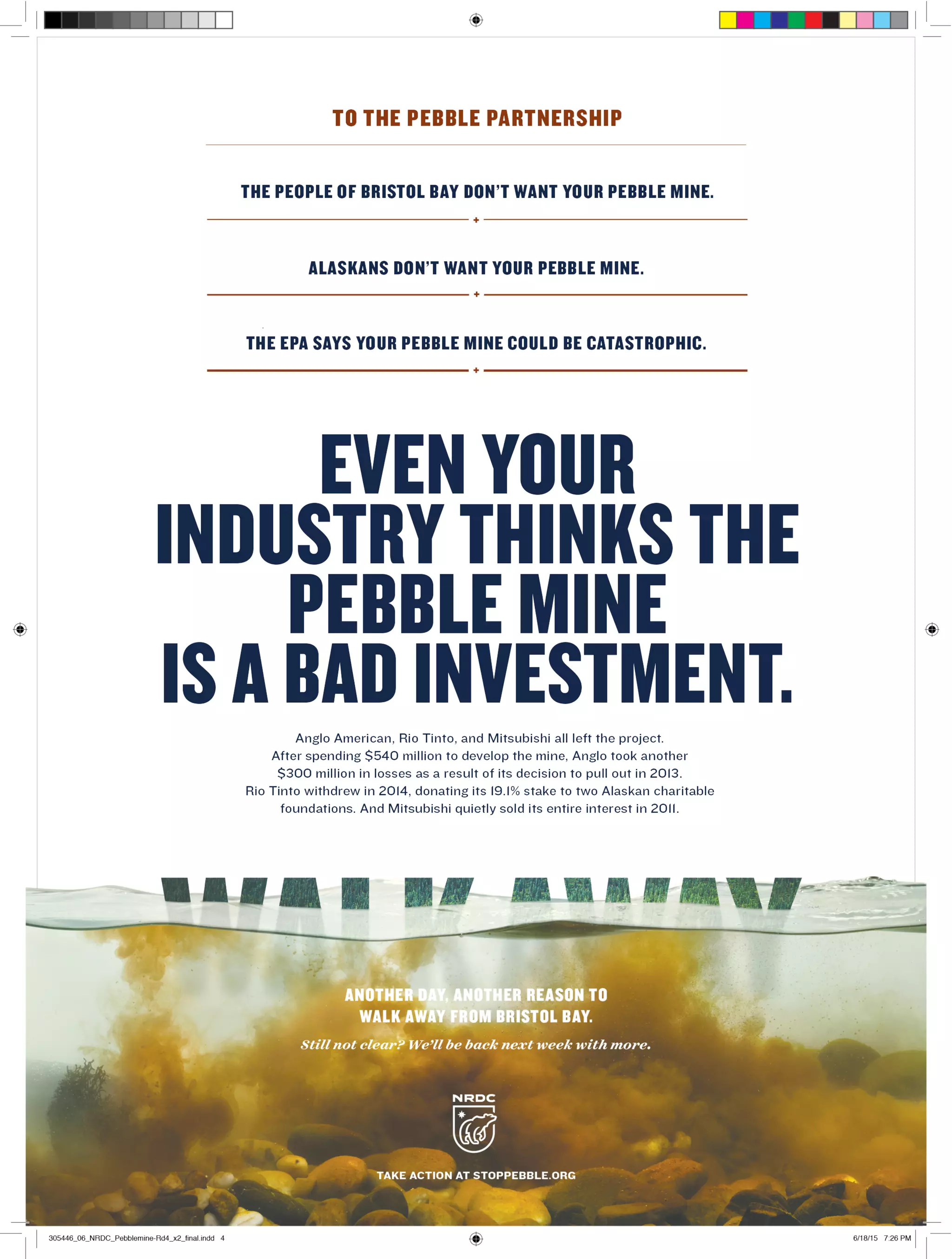 NRDC Pebblemine Ad | PDF