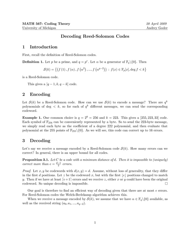 Decoding algorithms | PDF