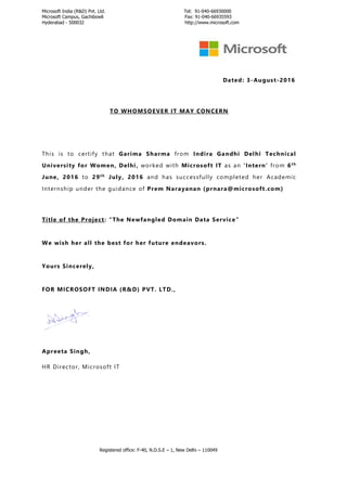 Offer Letter | PDF