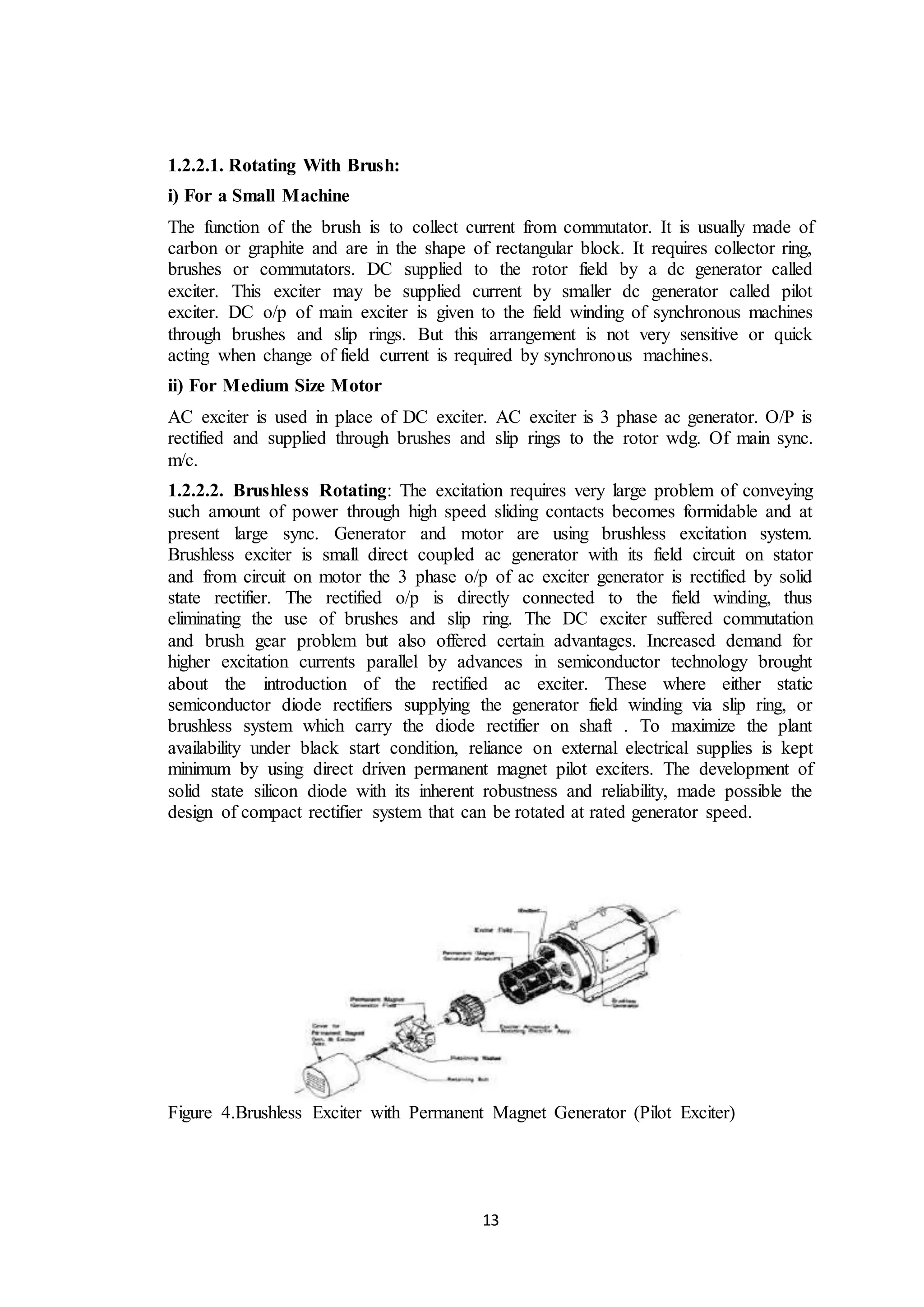 Brushless DC Excitation Systems | DOCX
