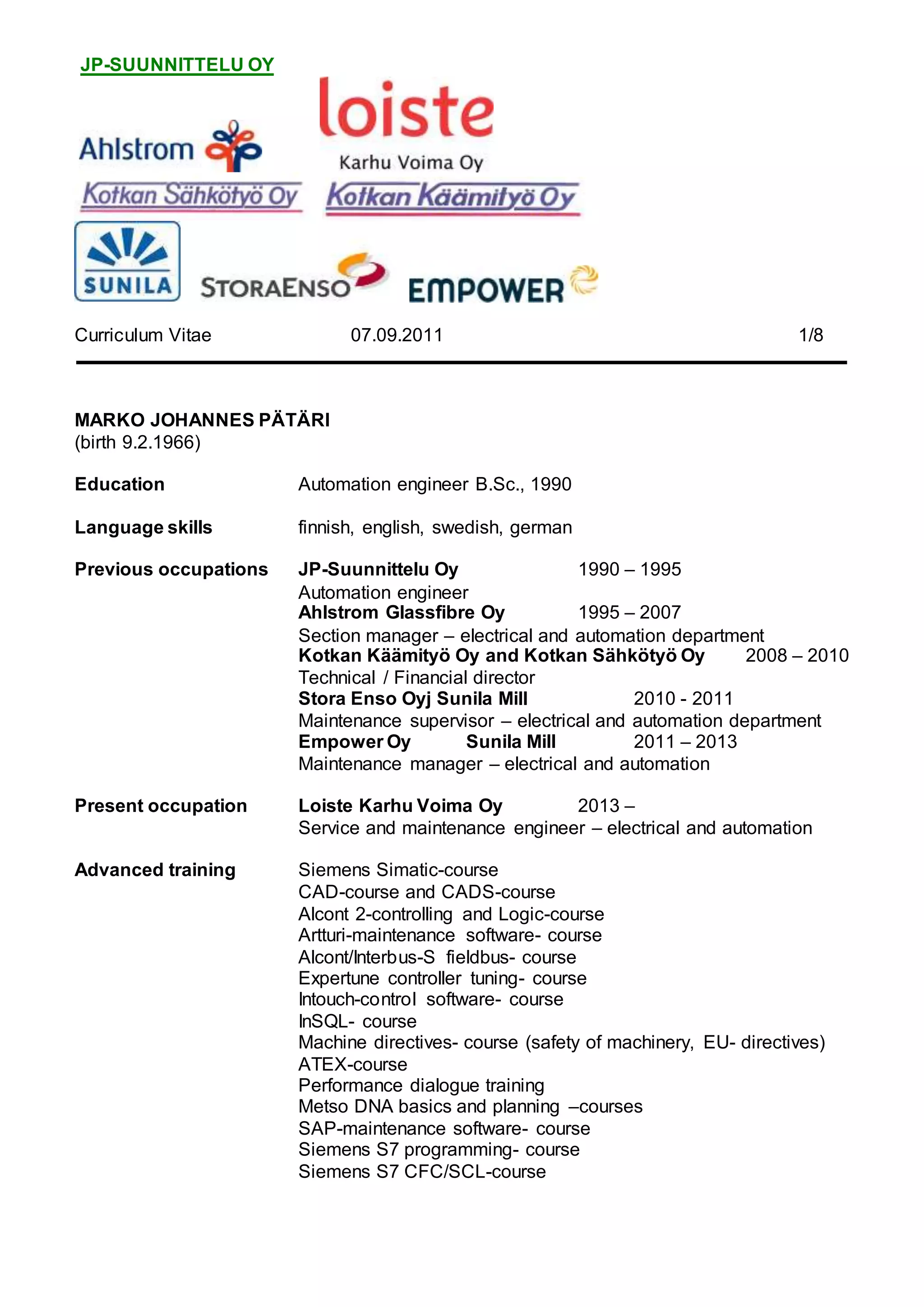 Curriculum Vitae | DOCX