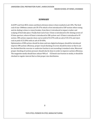 PROJECT REPORT TATA STEEL- Rahul | PDF